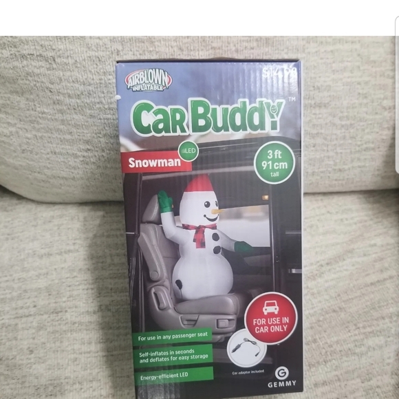Holiday | 3ft Tall Snowman Car Buddy Airblown Inflatable Christmas ...
